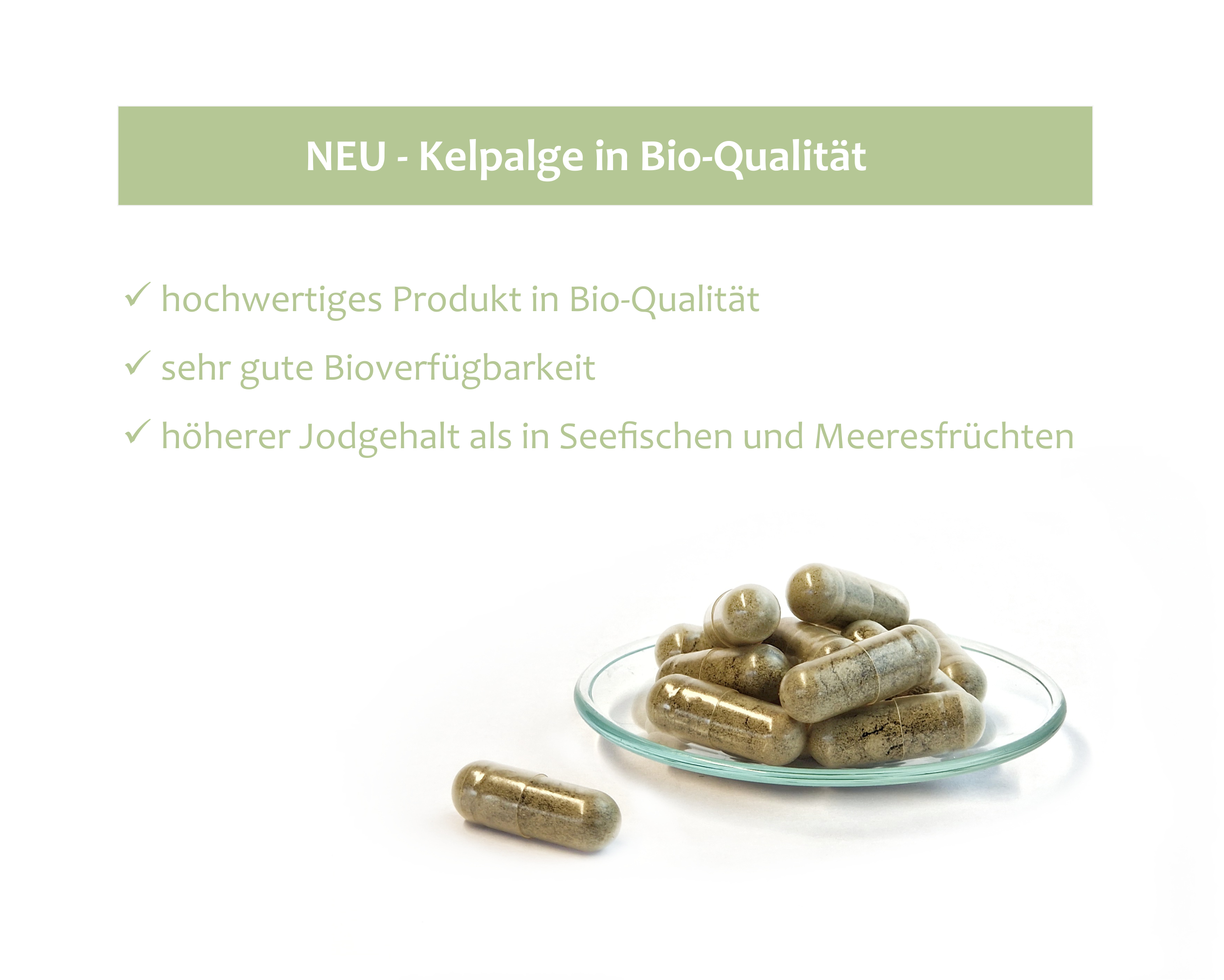 Jod aus Kelpalge Bio, 90 Kapseln – Heck Bio-Pharma